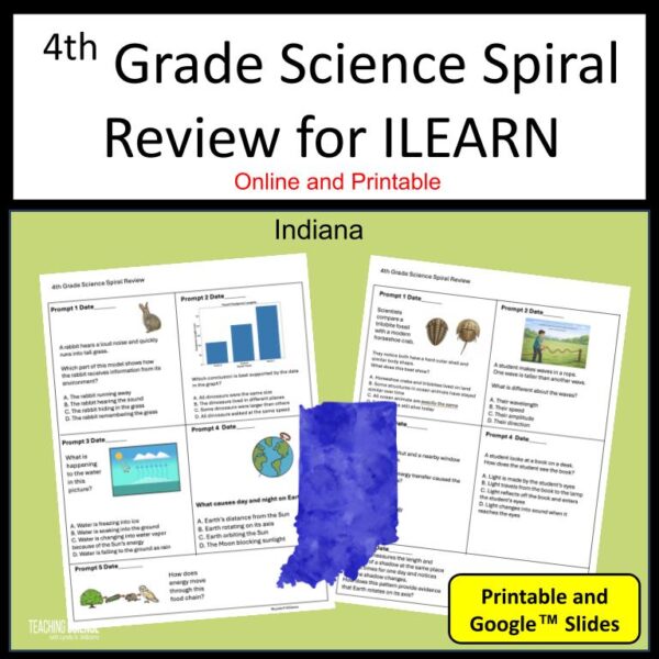 ILEARN 4th Grade Science Review ILEARN Test Prep